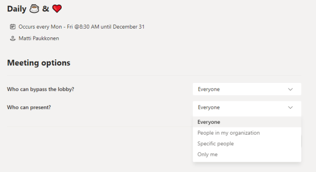 Screen Sharing Options on Microsoft Teams Meetings – Enabling the ...