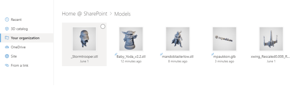 SharePoint Organization Asset Libraries for Sharing 3D Objects ...