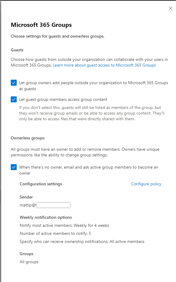 Assign Microsoft 365 Group Owners with Ownerless Group Policy ...